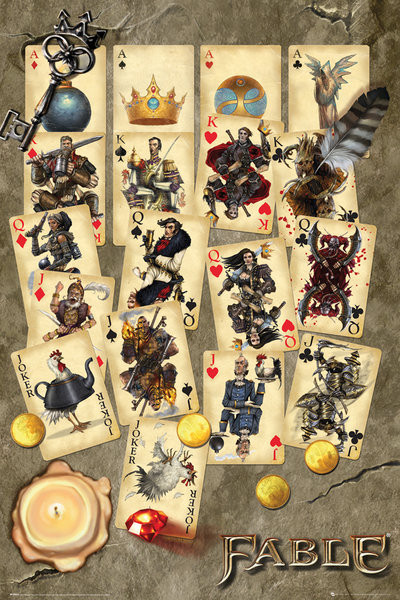 Poster, Affiche Fable - Playing Cards en ligne | 3+1 GRATUIT | Europosters