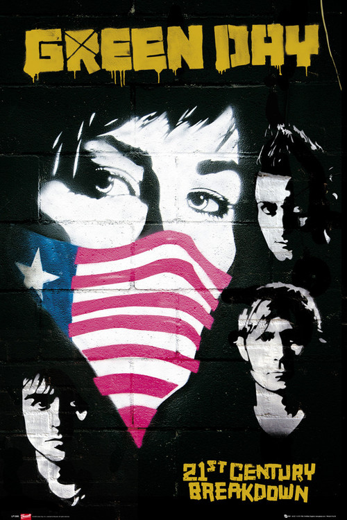 Green Day - protest Poster, Affiche | All poster chez Europosters
