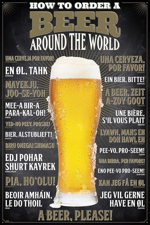 How To Order A Beer Poster, Affiche | All poster chez Europosters