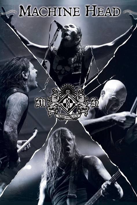 Poster, Affiche Machine Head - live en ligne | 3+1 GRATUIT | Europosters