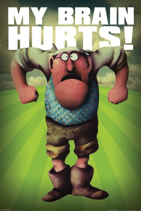 Monty Python - my brain Poster, Affiche | All poster chez Europosters