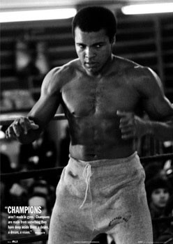 Muhammad Ali - champions Poster, Affiche | All poster chez Europosters