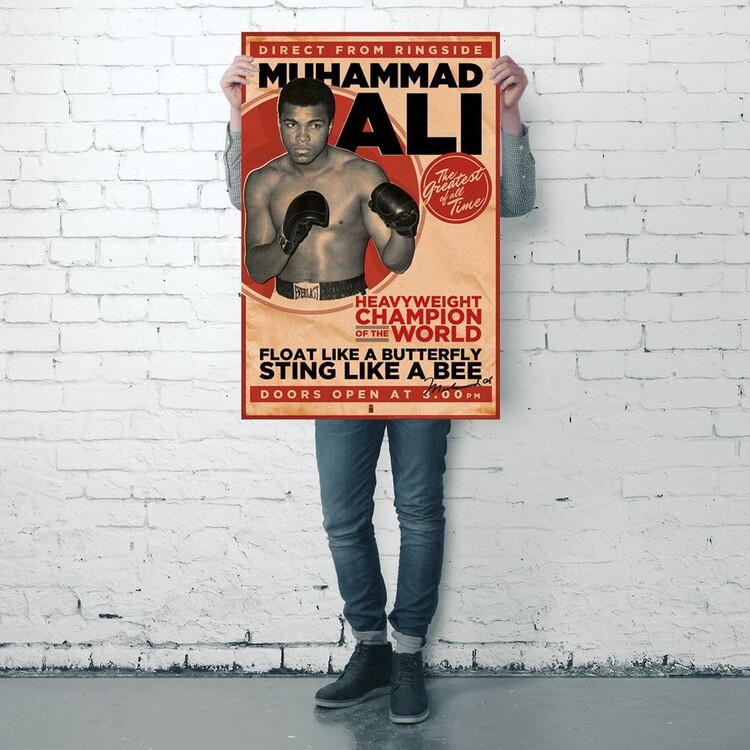 Muhammad Ali - Vintage Poster Poster, Affiche | All poster chez Europosters
