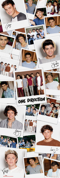 One Direction - polaroids Poster, Affiche | All poster chez Europosters