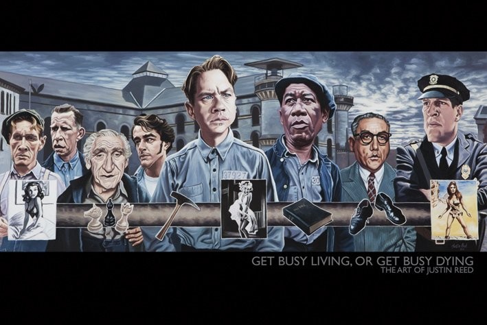 The art of Justin Reed - get busy living,or get busy dying Poster ...