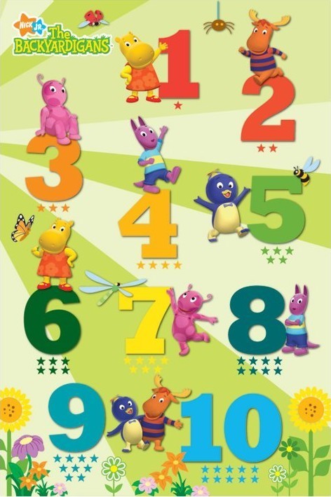 THE BACKYARDIGANS - counting Poster, Affiche | All poster chez Europosters