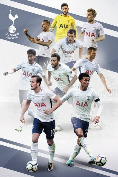 Poster, Affiche Tottenham - Players 17/18 en ligne | 3+1 GRATUIT ...