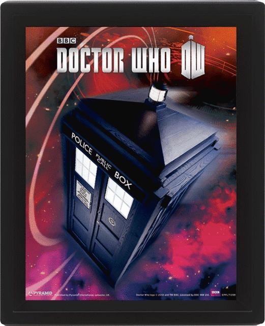 DOCTOR WHO - flying Poster en 3D avec Cadre | Acheter-le sur Europosters.fr