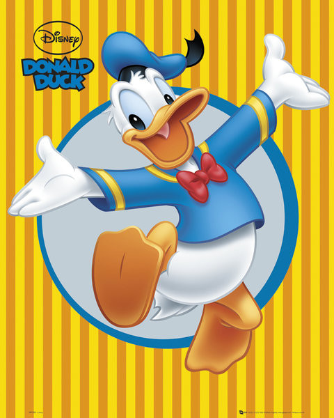DONALD DUCK Poster, Affiche | Acheter-le sur Europosters.fr