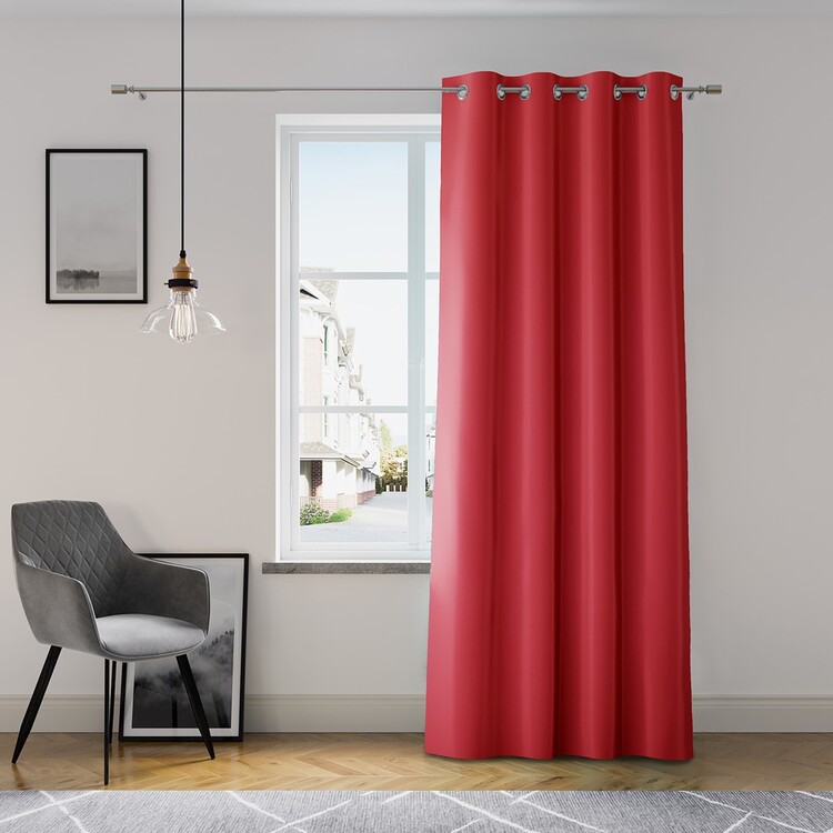 Curtain Amelia Home - Eyelets Red 1 pc | Decoration & Home Accessories