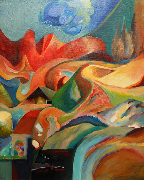 Illustration artistiques | Abstract painting., plamensart | Europosters