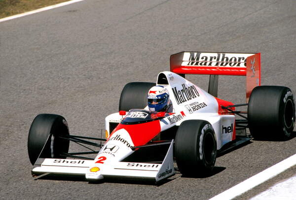 Alain Prost driving a McLaren MP4/5, 1989 | Plakáty, Obrazy a ...