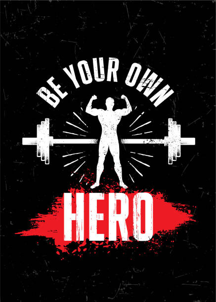 Láminas decorativas para enmarcar | Be Your Own Hero. Strong Workout ...