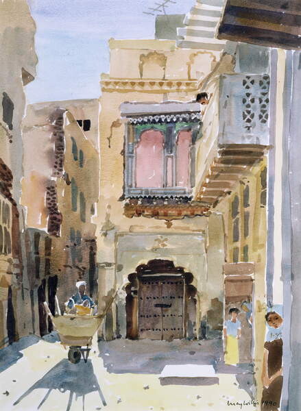 The Rubbish Collector, 1990, Lucy Willis | Reproduktionen berühmter ...