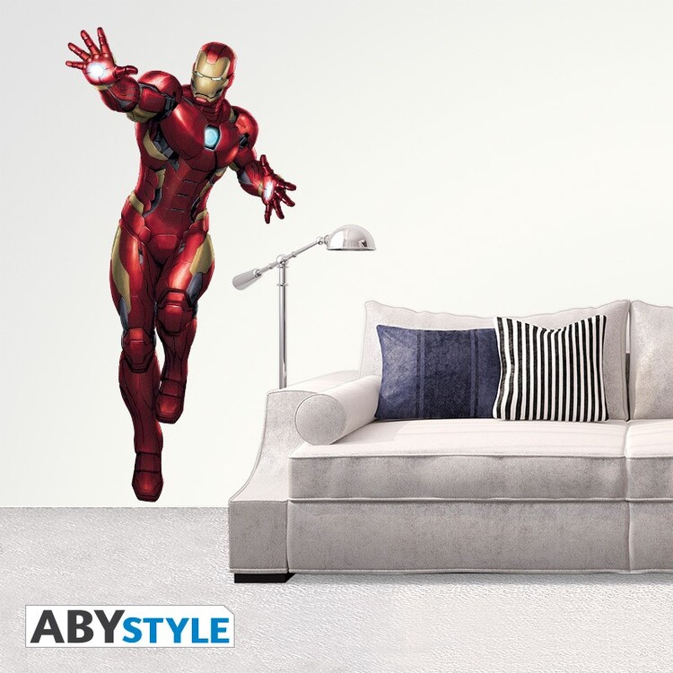 Aufkleber MAXI Marvel - Iron Man | Originelle Geschenkideen