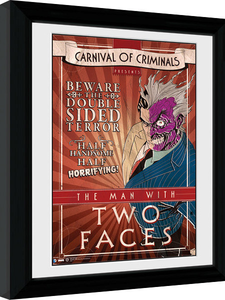 Batman Comic - Circus Two Face Framed poster | Buy at UKposters
