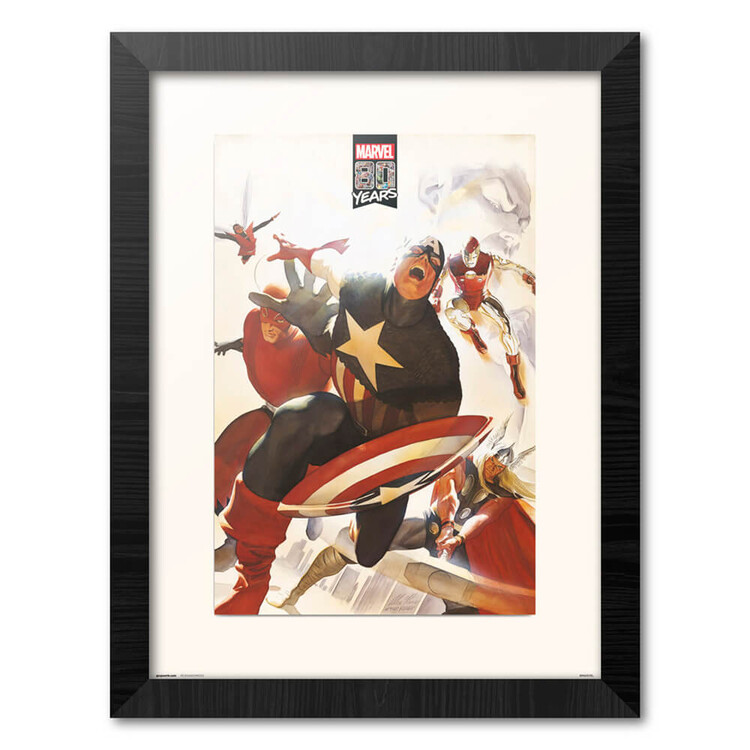 Marvel - 80 years Anniversary Gerahmte Poster, Bilder | Kaufen bei ...