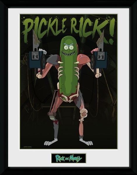 Rick and Morty - Rat Suit Pickle Rick Gerahmte Poster, Bilder | Kaufen ...