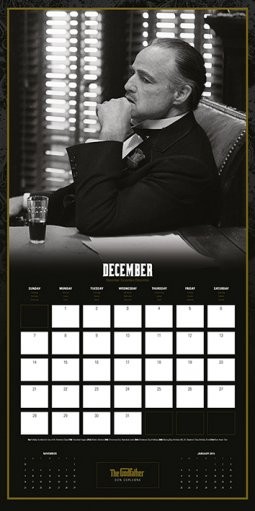 Calendar 2014 - GODFATHER - Calendarios de pared 2014 | Consíguelos en ...