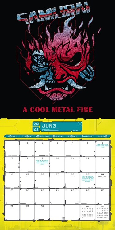 Cyberpunk 2077 - Calendarios de pared 2021 | Consíguelos en Posters.es