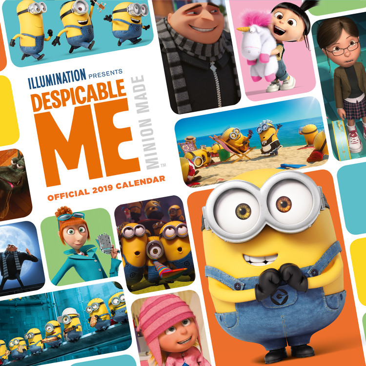 Despicable Me - Calendarios de pared 2019 | Consíguelos en Posters.es