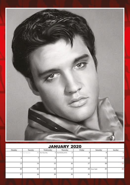 Elvis Presley - Calendarios de pared 2020 | Consíguelos en Posters.es