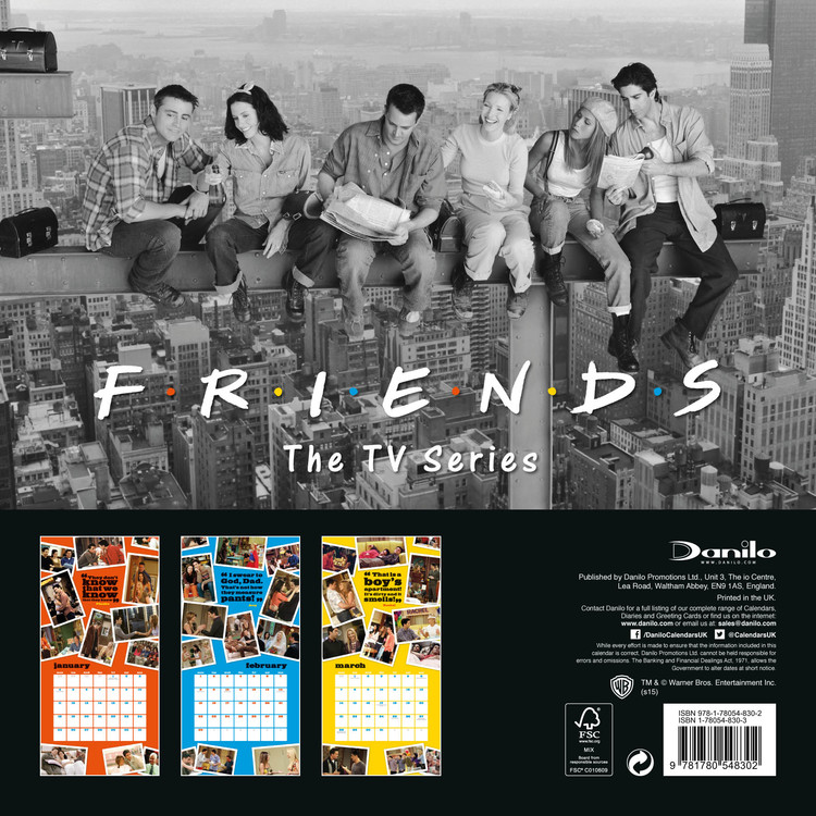 Friends - TV - Calendarios de pared 2016 | Consíguelos en Posters.es