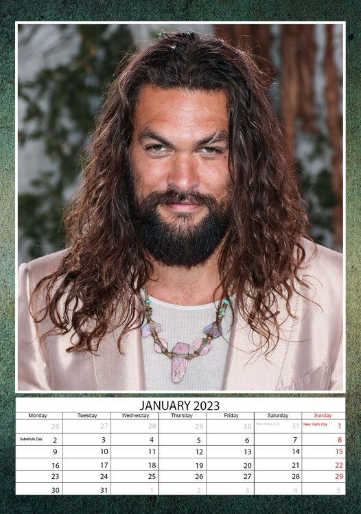Jason Momoa - Calendarios de pared 2024 | Consíguelos en Posters.es