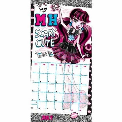 Monster High - Calendarios de pared 2017 | Consíguelos en Posters.es
