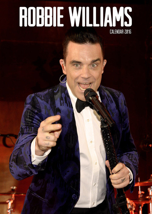 Robbie Williams - Calendarios de pared 2016 | Consíguelos en Posters.es