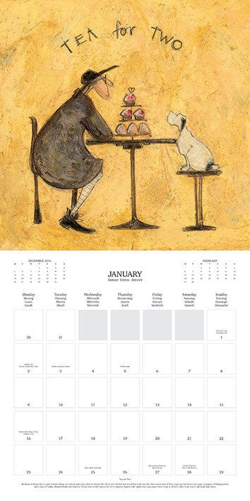 Sam Toft - Calendarios de pared 2017 | Consíguelos en Posters.es