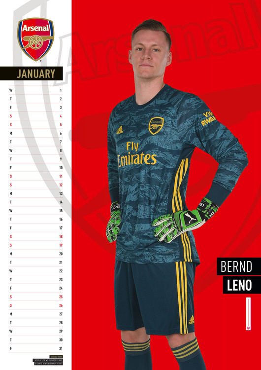 Arsenal FC - Wall Calendars 2020 | Buy at UKposters