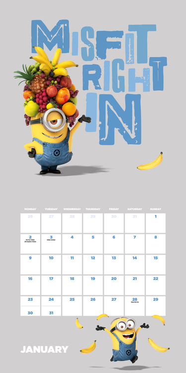 Despicable me - Wall Calendars 2024 | Buy at UKposters