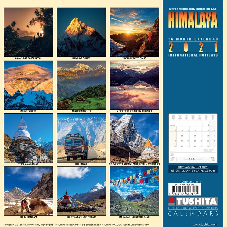 Himalaya - Wall Calendars 2021 | Buy at UKposters