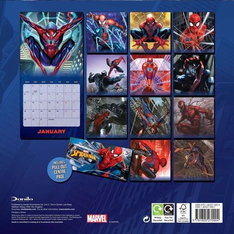 Marvel - Spiderman - Wall Calendars 2024 | Buy at UKposters