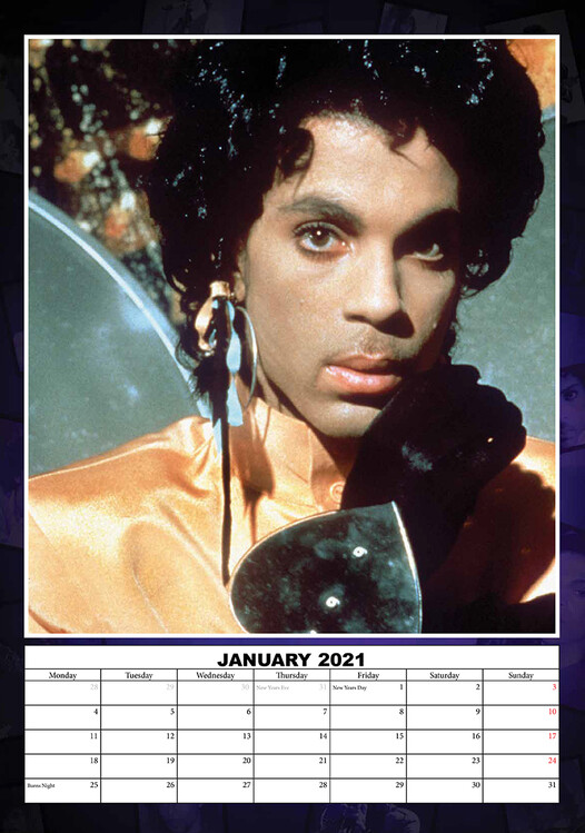 Prince - Wall Calendars 2021 | Buy at Europosters