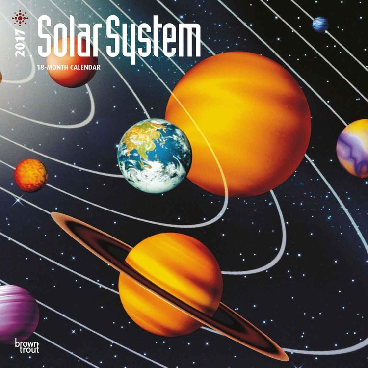 The Solar System - Wall Calendars 2024 | Buy at Europosters
