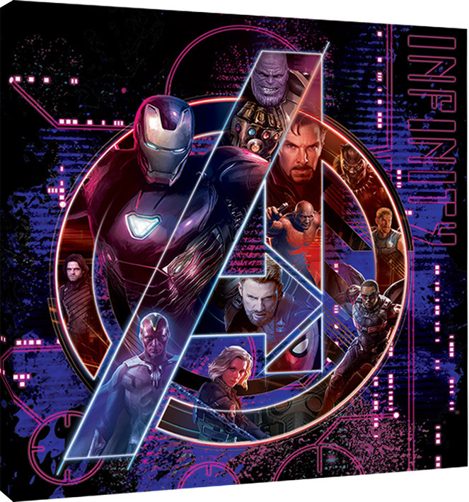 Canvas Wall Art Avengers Infinity War - Icon Characters | Canvas Prints ...