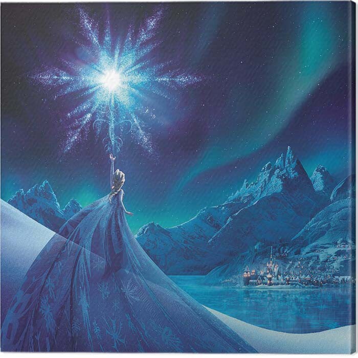 Canvas Wall Art Frozen - Elsa Ice Star | Canvas Prints | UKposters