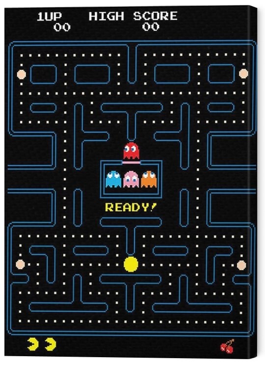Canvas Wall Art Pac-Man - Maze | Canvas Prints | UKposters