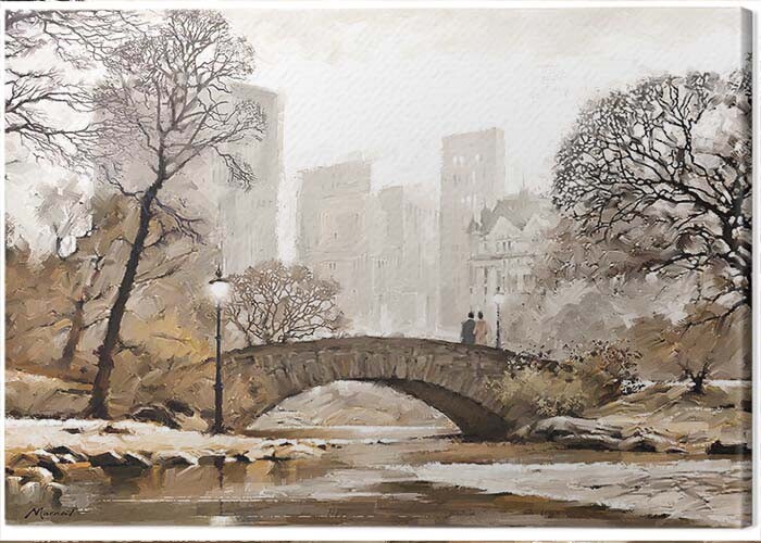 Canvas Wall Art Richard Macneil - Gapstow Bridge | Canvas Prints ...