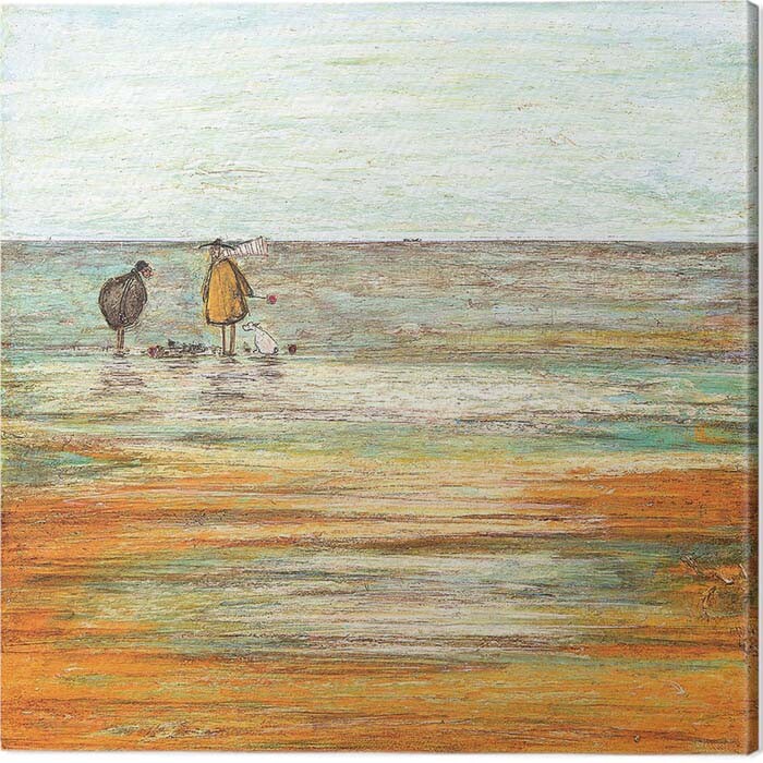 Canvas Wall Art Sam Toft - Sandcastle Progress Report | Canvas Prints ...