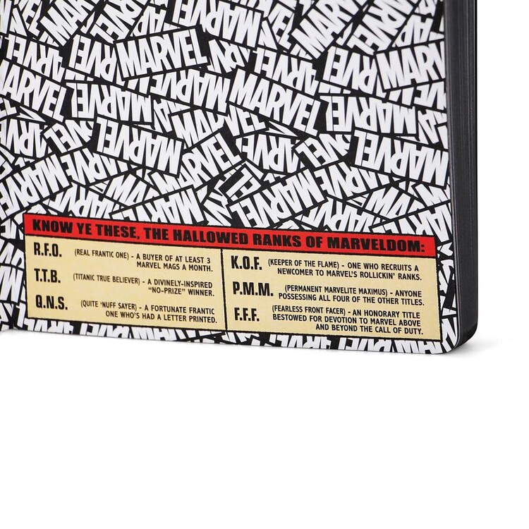 Cahier, journal Marvel - Logo | Idées de cadeaux originaux