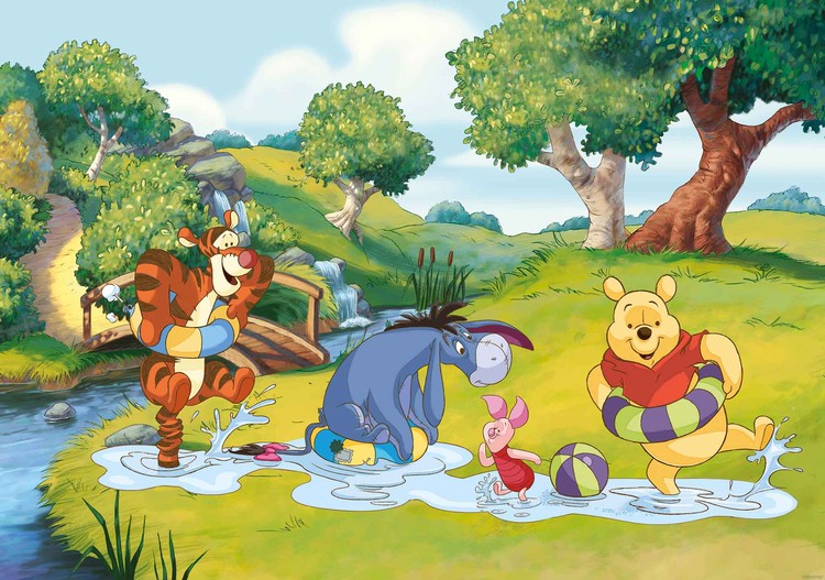 Carta da parati - Disney Winnie Pooh Tigro Ih-Oh Pimpi | EuroPosters.it