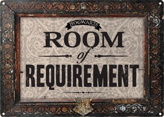 Harry Potter - Room Of Requirement | Letreros retro coleccionables para ...