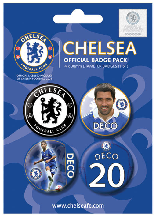 Set de chapas CHELSEA - deco | Ideas para regalos originales