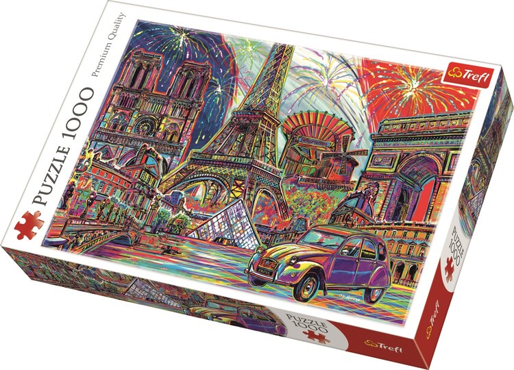 Puzzel Colours of Paris | Tips voor originele cadeauss | Europosters