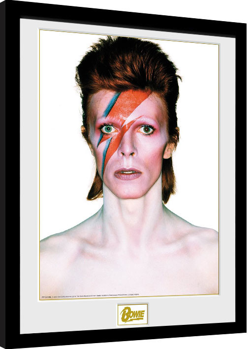 Poster con cornice David Bowie - Aladdin Sane | Poster, quadri ...