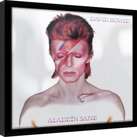 Poster con cornice David Bowie - Aladdin Sane | Poster, quadri ...