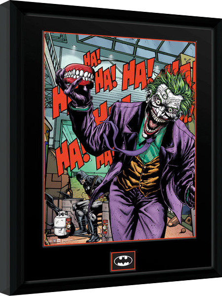 DC Comics - Joker Teeth rámovaný obraz na zeď | Posters.cz
